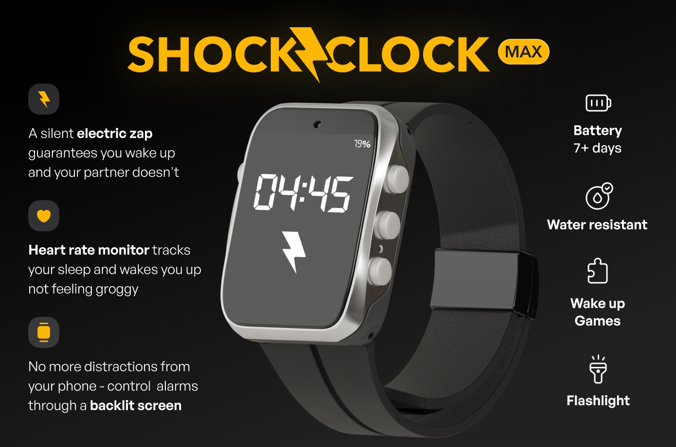 Shock Clock MAX: The No. 1 Wake-Up Wearable ⚡️ Pavlok Blog